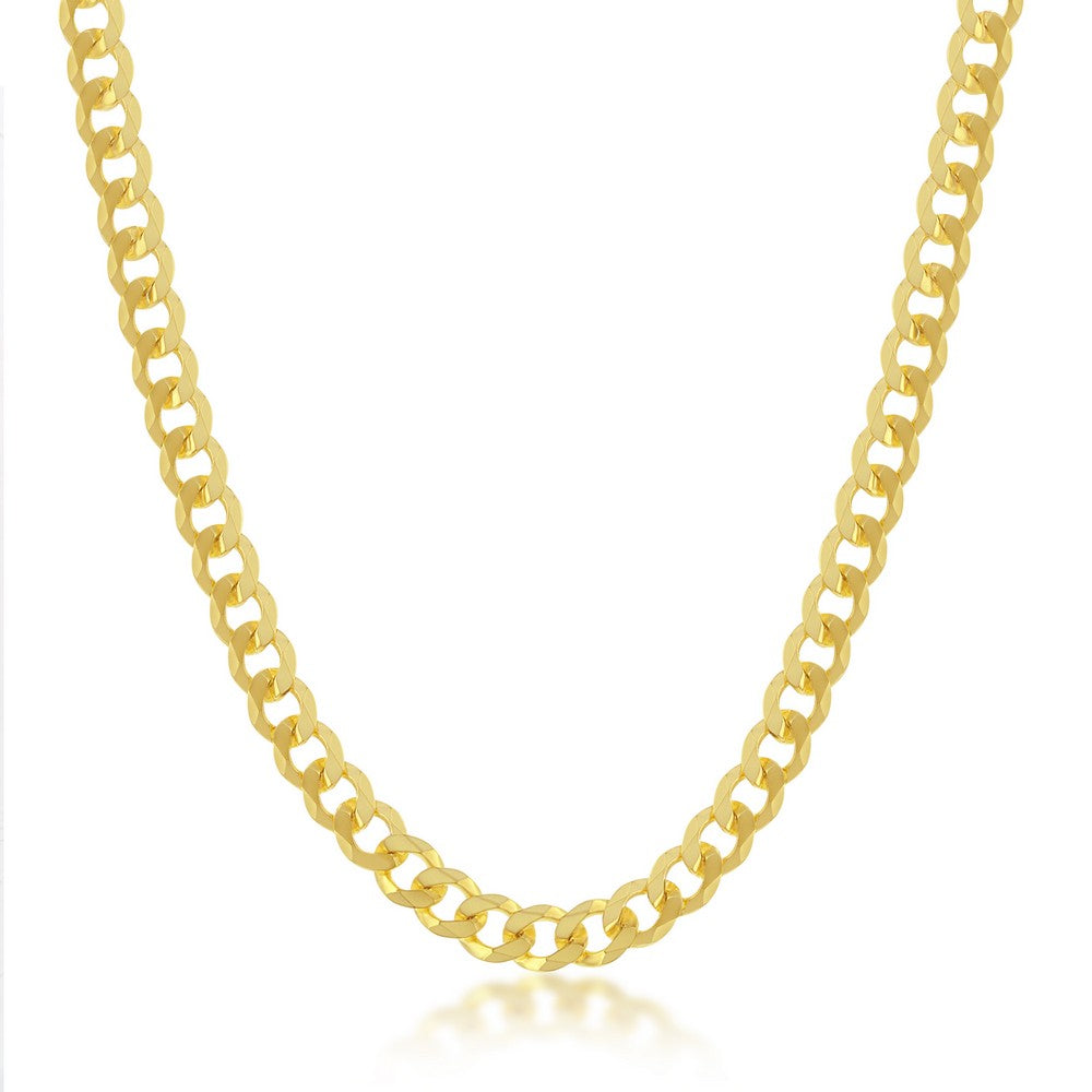14k Gold Cuban Semi Solid Chain 6mm | Everyday Jewelry