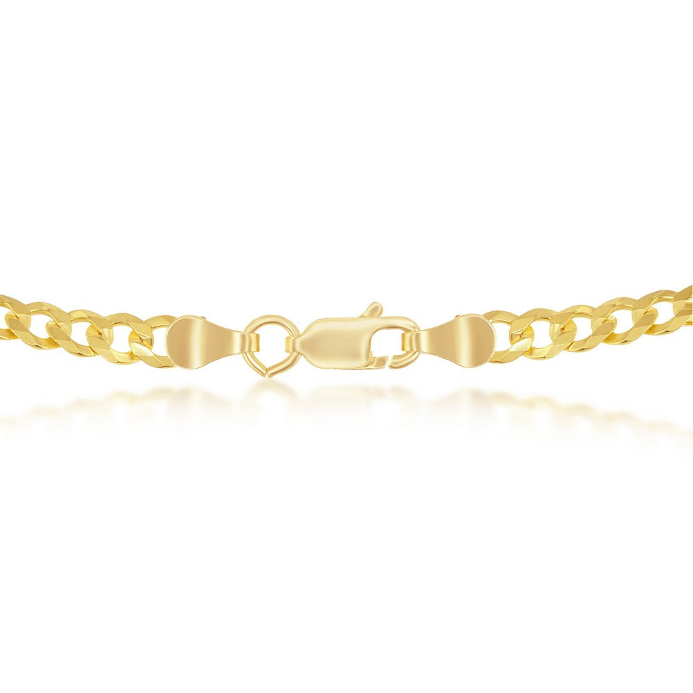 14k Gold Cuban Semi Solid Chain 6mm | Everyday Jewelry